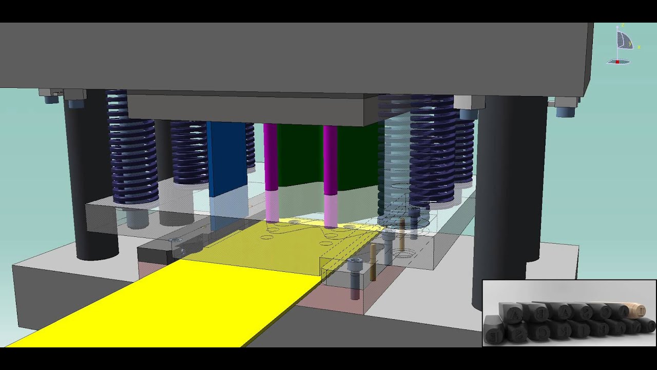 Troquel progresivo. Detalle. DEDUCETU