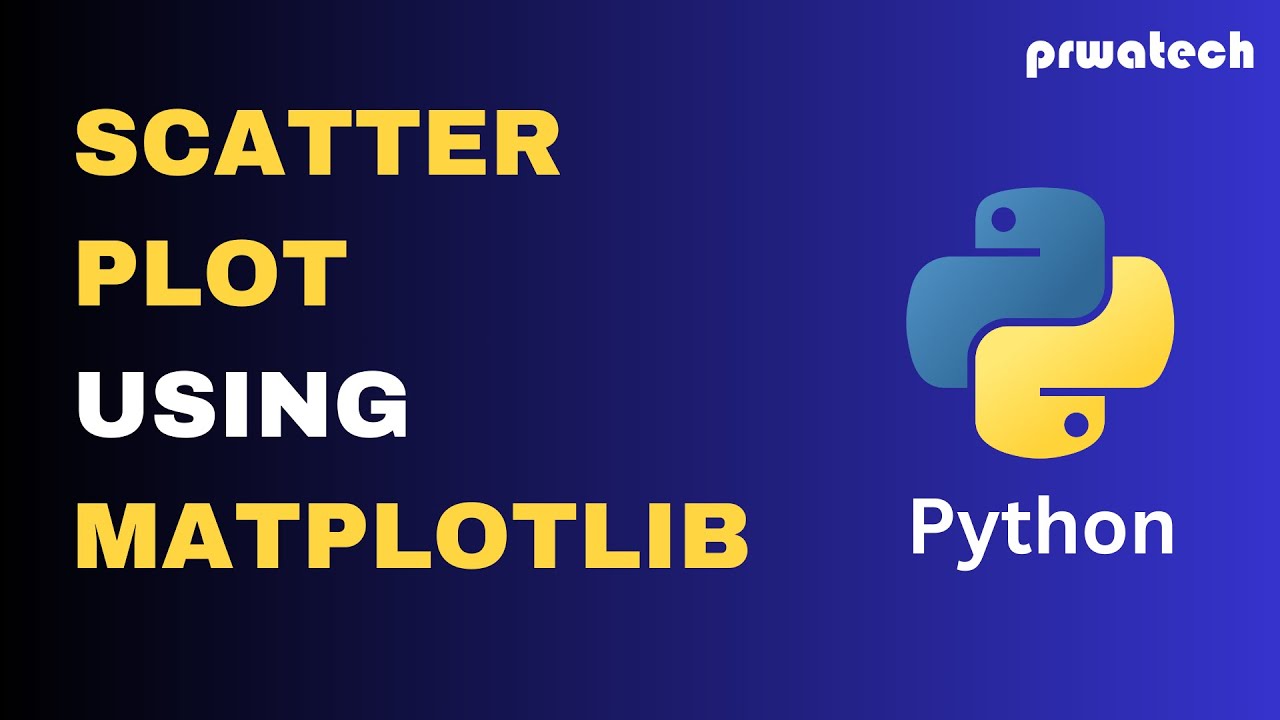 Scatter Plot Using Matplotlib | Python | Prwatech