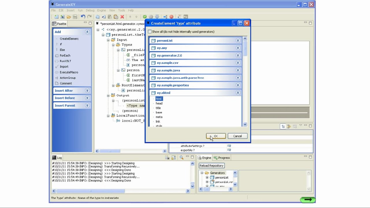 Creating a HTML code generator (with OxyGenerator)