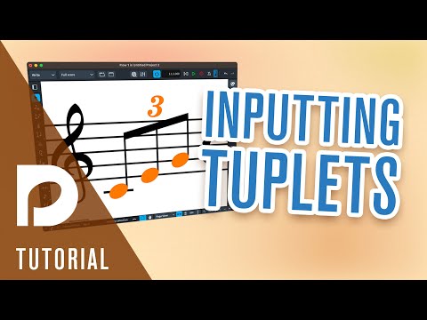 Inputting Tuplets | Note Input