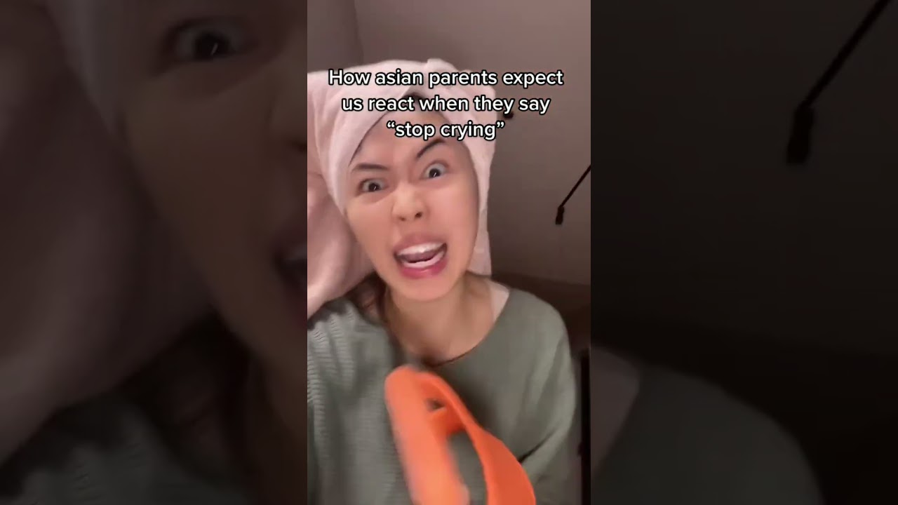 ”stop crying before I give u a reason to cry” #relatable #funny #comedy #asianparents #pov