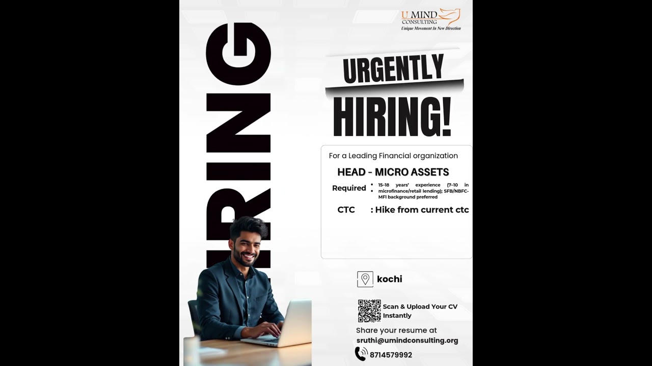 Immediate vacancies for a leading financial organization  #jobseekers #recruitmentexperts