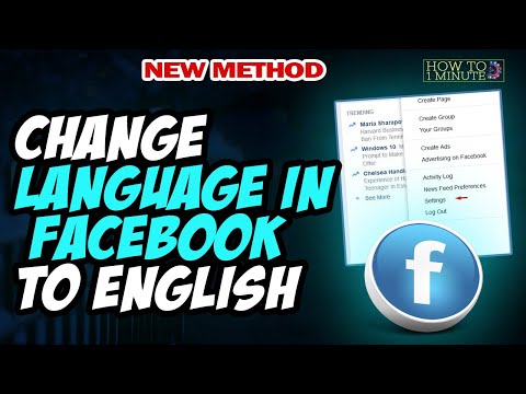How to change language in facebook to english 2025