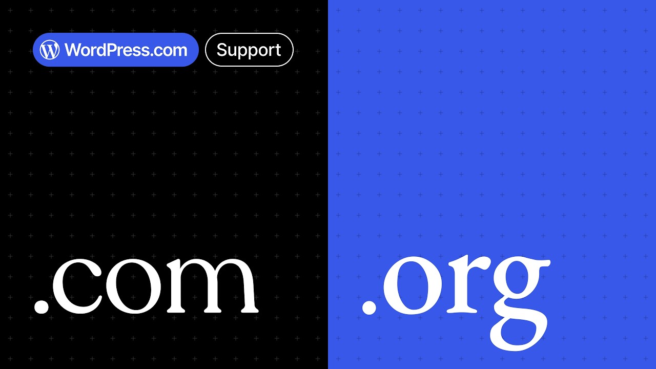 WordPress.com versus WordPress.org