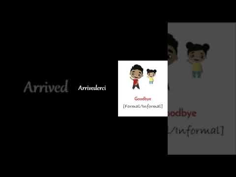 Goodbye - formal/informal | Italian Greetings | Learn With Italian Talks