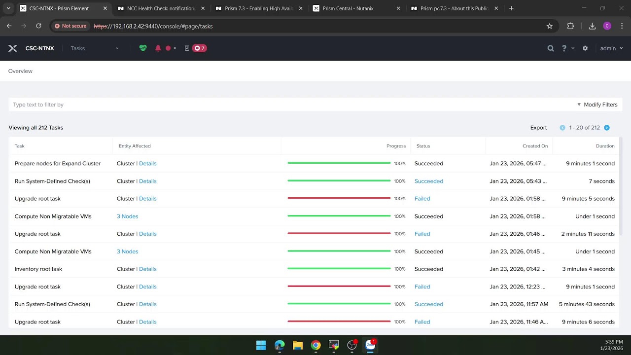 nutanix 22/1 - remove node
