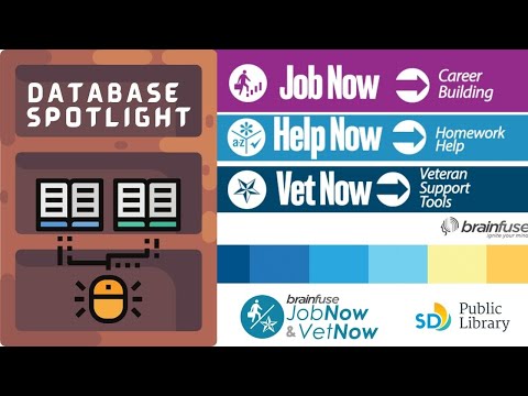 Brainfuse Job Now/Vet Now - Database Spotlight with San Diego Public Library