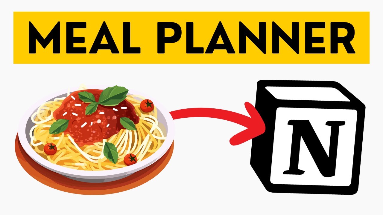 How I Meal Plan Using Notion | Notion Meal Planner Template