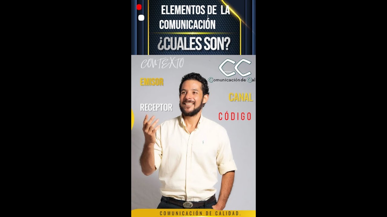 ELEMENTOS de la COMUNICACIÓN. ¿cuáles son?