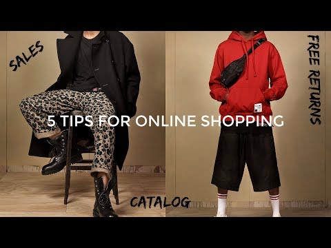 5 TIPS FOR SHOPPING FOR CLOTHES ONLINE | Men's Fashion | Daniel Simmons