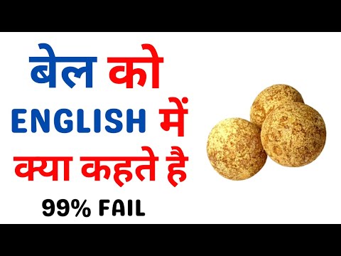 बेल को अंग्रेजी में क्या कहते है | what is bel called in english | bel meaning in english