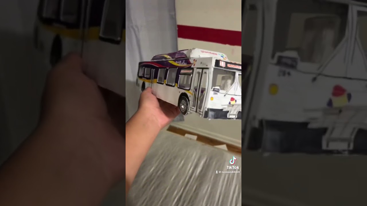 My Glendale Beeline 2023 New Flyer C40LFR B84 paper model bus