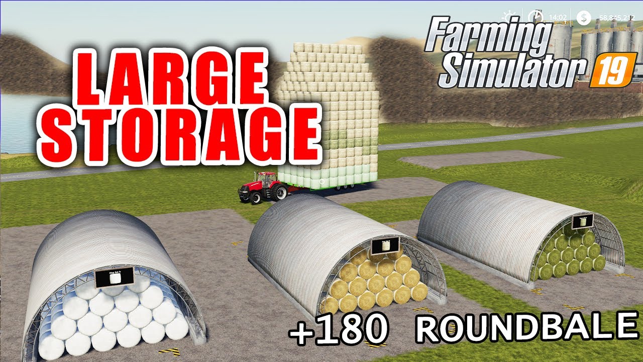 Automatic Large Round Bale Storage - FS 19