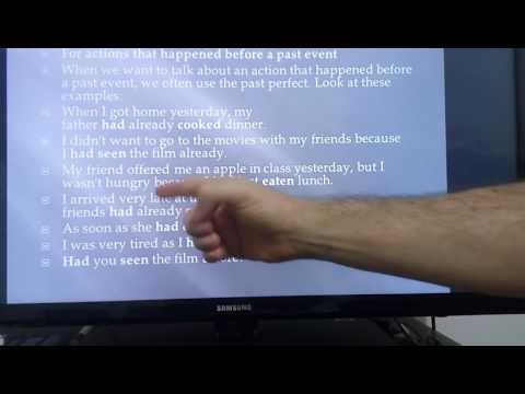 Grammar lesson plan - Past Perfect Tense