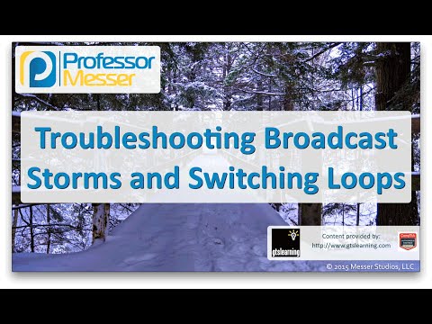 Troubleshooting Broadcast Storms and Switching Loops - CompTIA Network+ N10-006 - 4.6