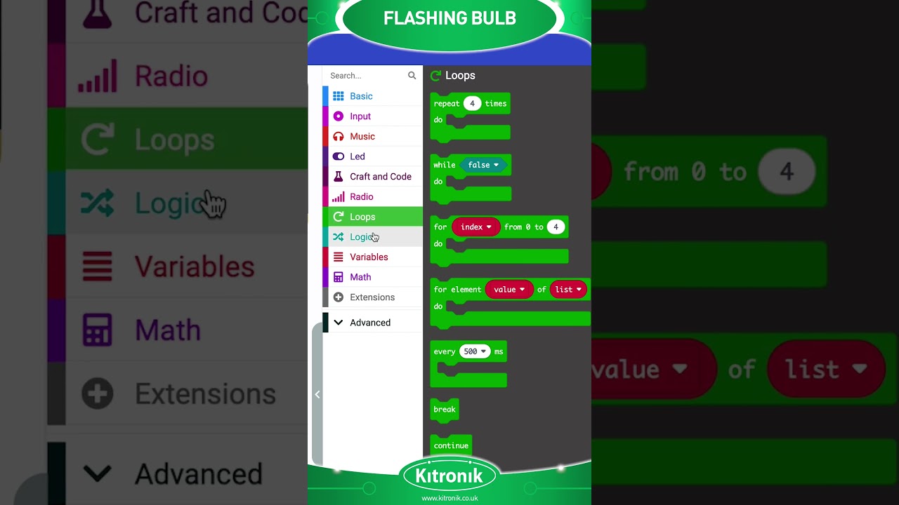 Craft & Code - Code a Flashing Bulb