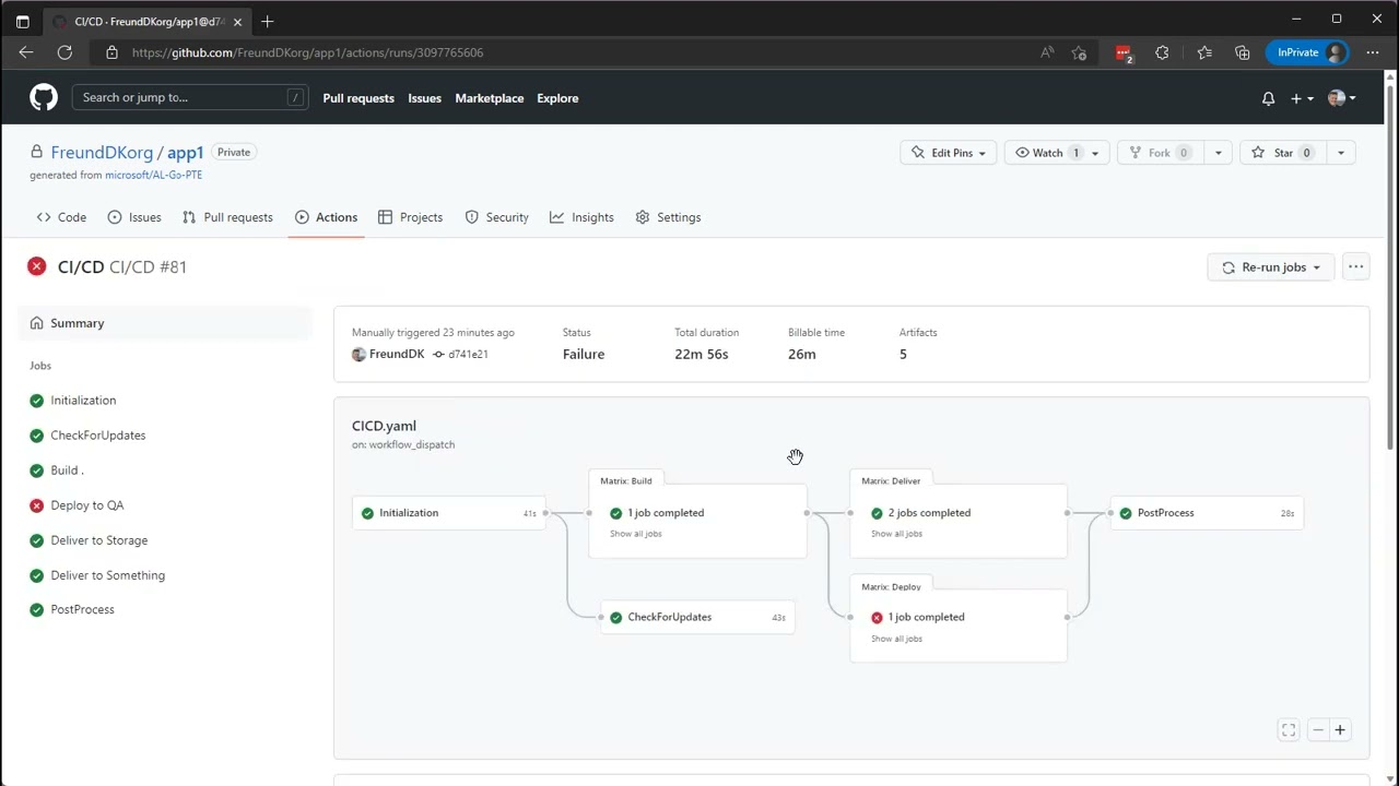 AL-Go for GitHub: Optional - Setup Custom Delivery