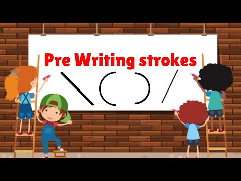 Learn Basic Strokes Video Lecture - English for LKG