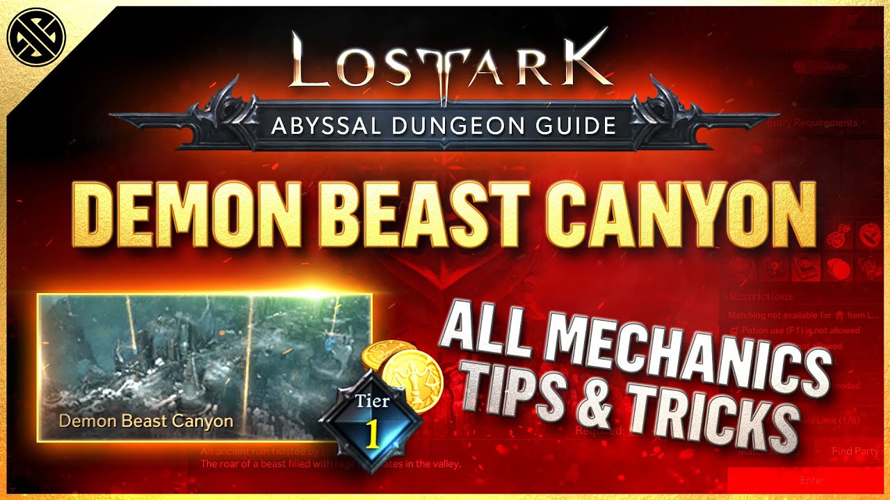 Abyssal Dungeon Guide – Demon Beast Canyon | Tier 1