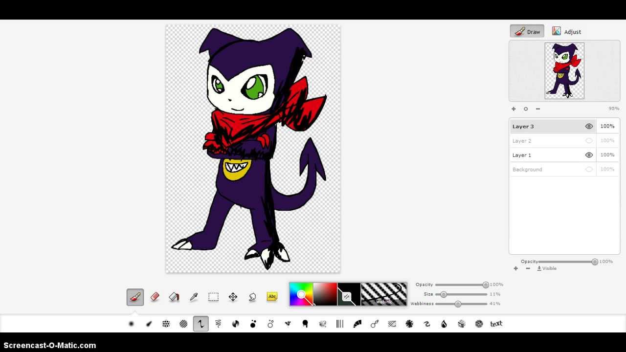 Digimon Speed Paint-Impmon