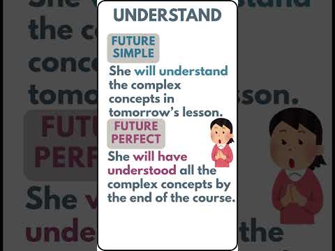 FUTURE FORMS OF THE VERB UNDERSTAND