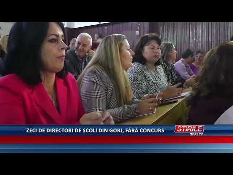 Zeci de directori de școli din Gorj, fără concurs