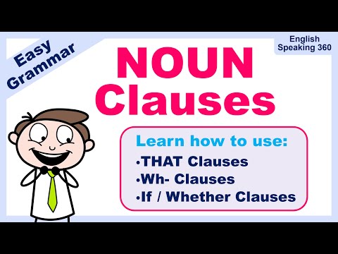 NOUN CLAUSES in English — Make Better Sentences — Easy Guide with 50 Real-Life Examples + Final Quiz