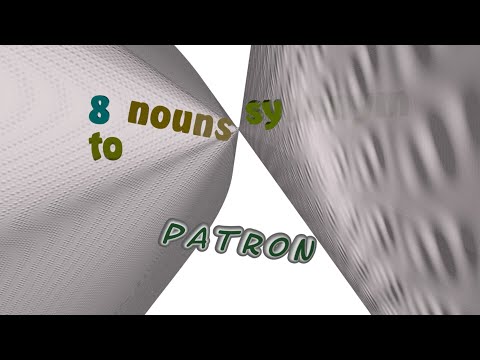 patron - 8 nouns which are synonym of patron (sentence examples)