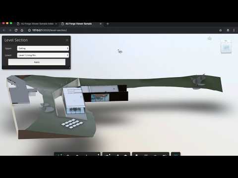 Autodesk Forge Viewer Sectioning with Revit levels