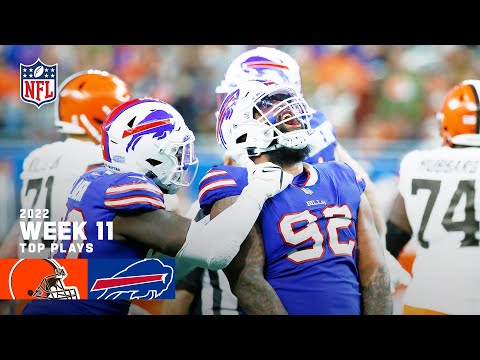 Buffalo Bills Top Plays vs. Cleveland Browns | 2022 Regular Season Week 11