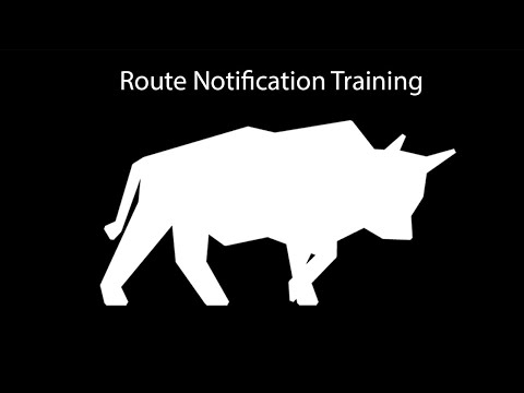 Oxcart Route Notification Training