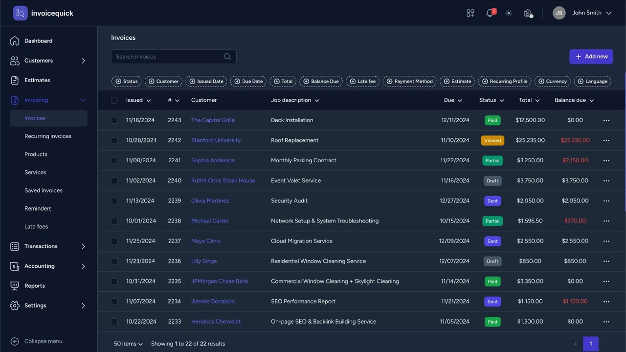 How to Create an Online Invoice on InvoiceQuick