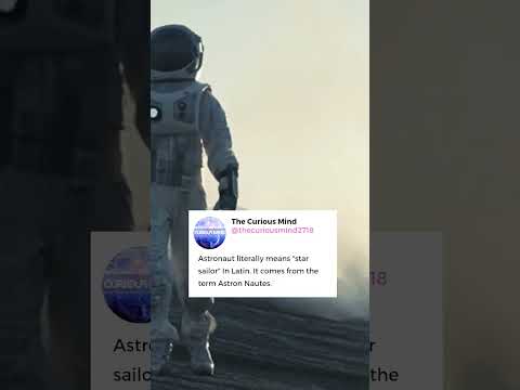 'Astronaut' Word meaning In Latin language 👩🚀🔭 #youtubeshorts #shorts