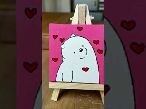 mini canvas drawing ideas ππ