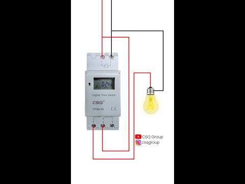CSQ Digital Timer Connection | Programmable Digital Time Switch