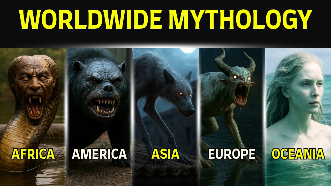One Mythical Creature [or Cryptid] From EVERY Country on Earth!