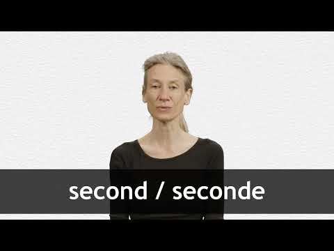 English Translation of “SECONDE” | Collins French-English Dictionary