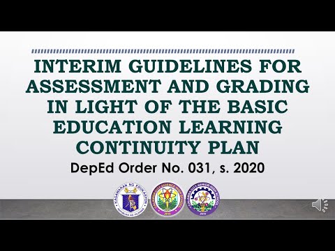 INTERIM GUIDELINES FOR ASSESSMENT AND GRADING IN LIGHT OF THE COVID 19 PANDEMIC