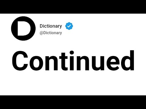 Continued Meaning In English