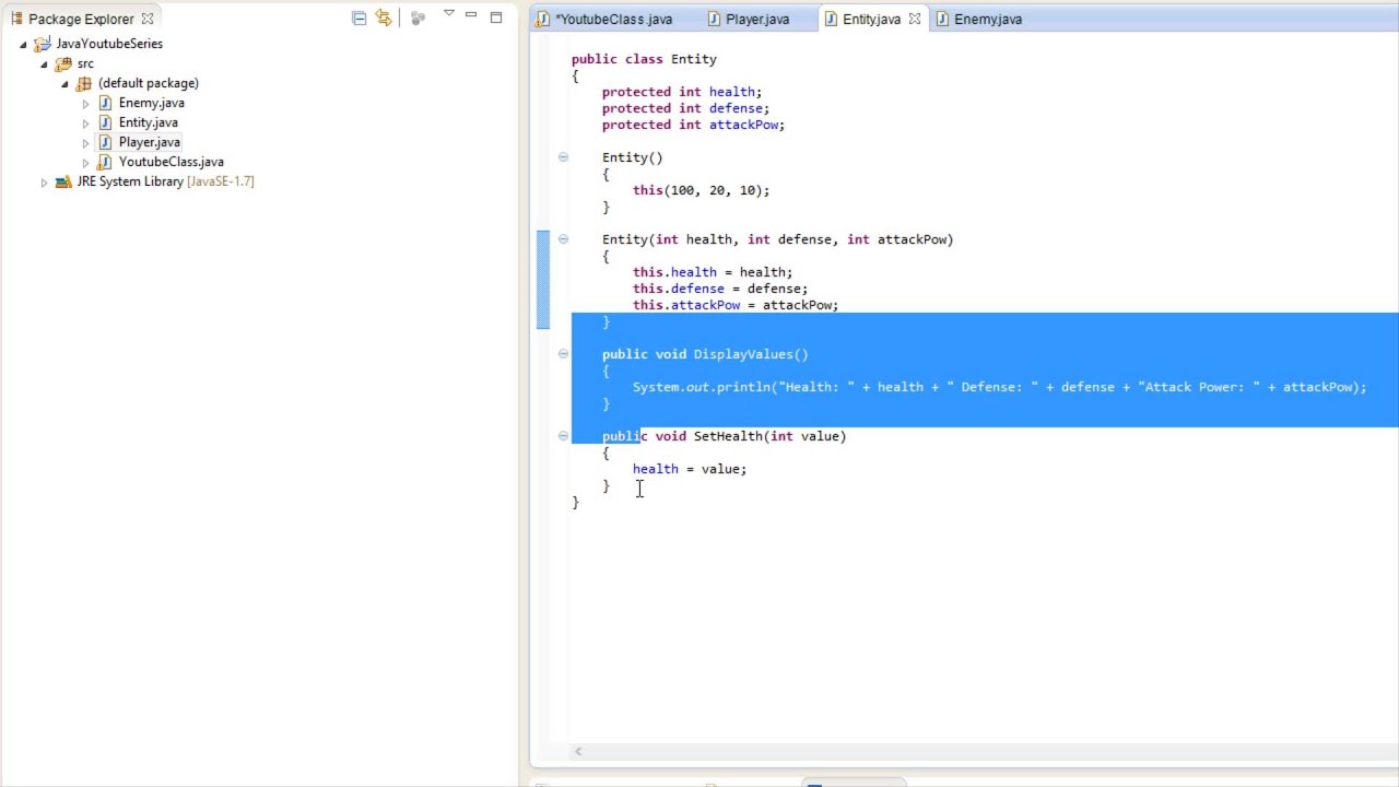Java Made Easy Tutorial 24 - Inheritance