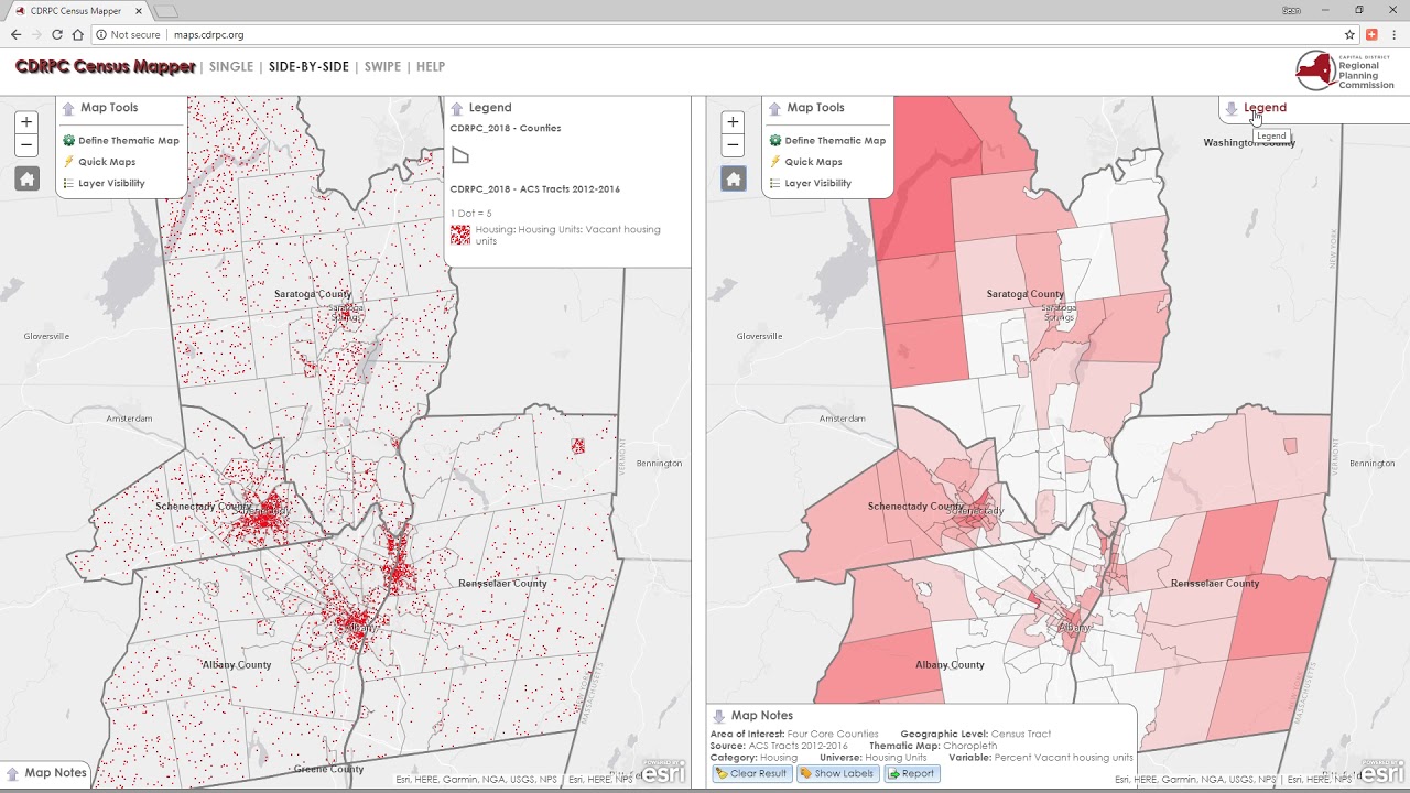 Using the CDRPC Census Mapper
