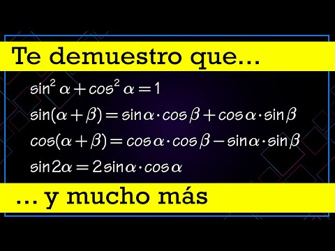 💥 I teach you the DEMONSTRATION of ALL the Trigonometric FORMULAS "step by step" ▶️ 1st year of h...