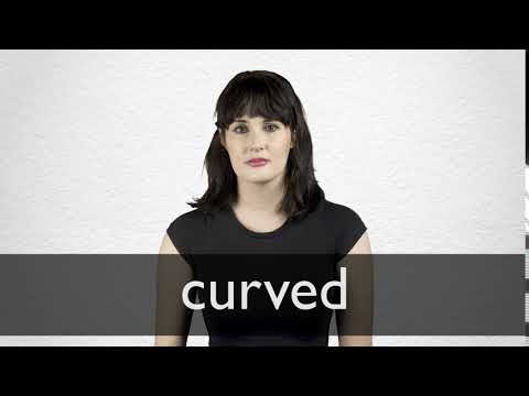 How to pronounce CURVED in British English