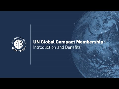 UN Global Compact membership - Introduction and benefits