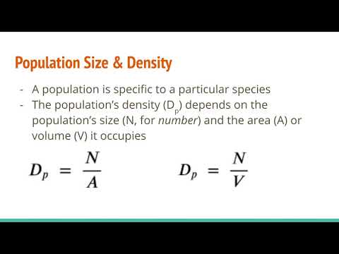 Bio 30 9.1.6 Population Density
