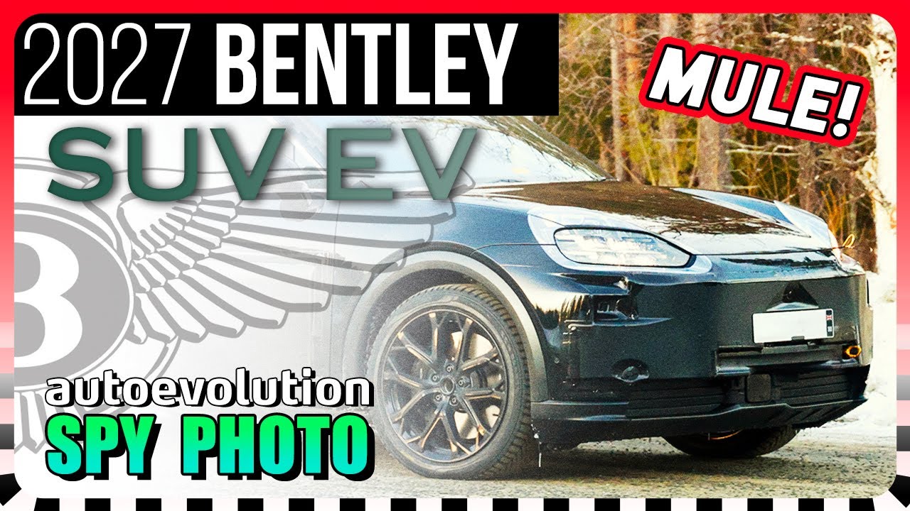 2027 Bentley Electric SUV Makes Spy Photo Debut With Porsche Cayenne Electric Bodywork ...