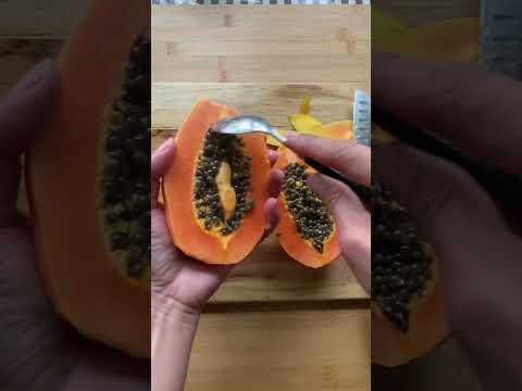 How to cut small Papaya! #viralshort #fypyoutube #likeandsubscribe