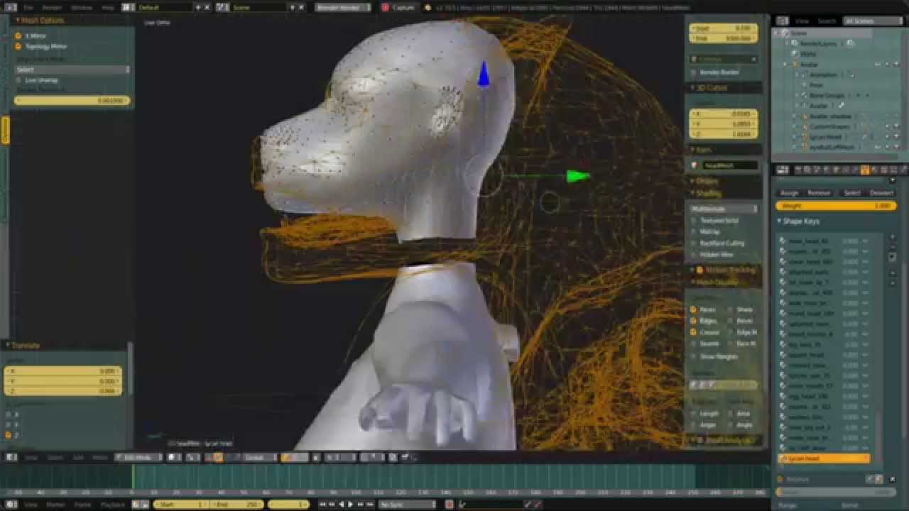 Lycan Morph Creation Timelapse