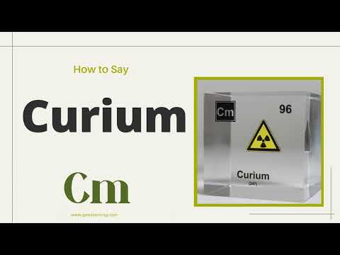 How to Say Curium (Chemical element) in American Accent