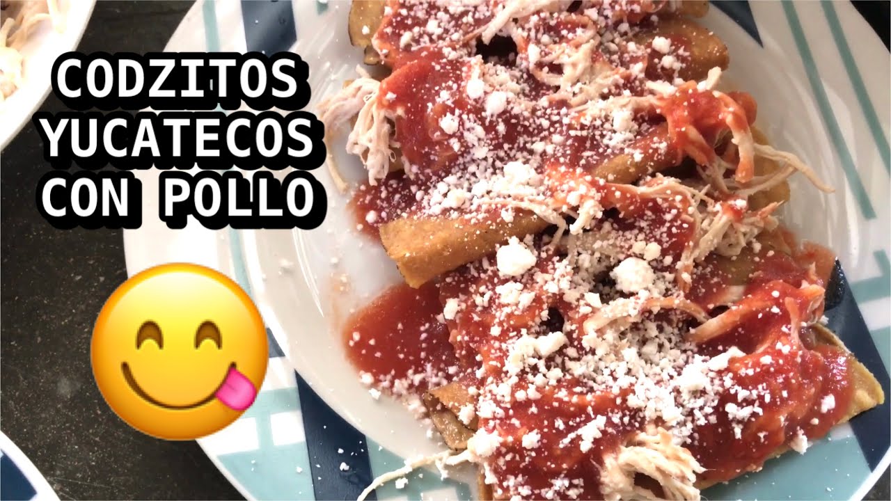 CODZITOS YUCATECOS CON POLLO